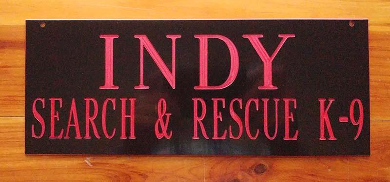 Personalized Dog Signs: Custom Engraved Name and Crate Signs