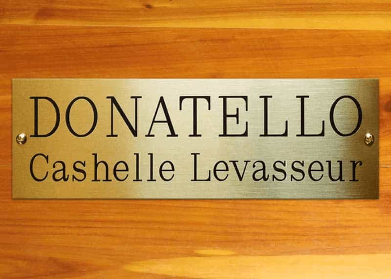 Engraved Outdoor Brass Name Plates and Plaques: Custom Engraved Solid ...