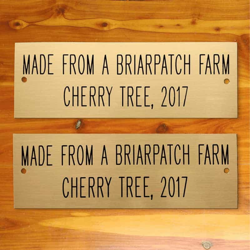 Engraved Outdoor Brass Name Plates and Plaques: Custom Engraved Solid ...