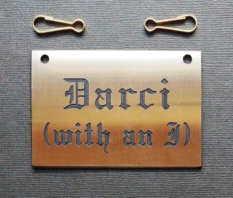 Personalized Dog Signs: Custom Engraved Name and Crate Signs